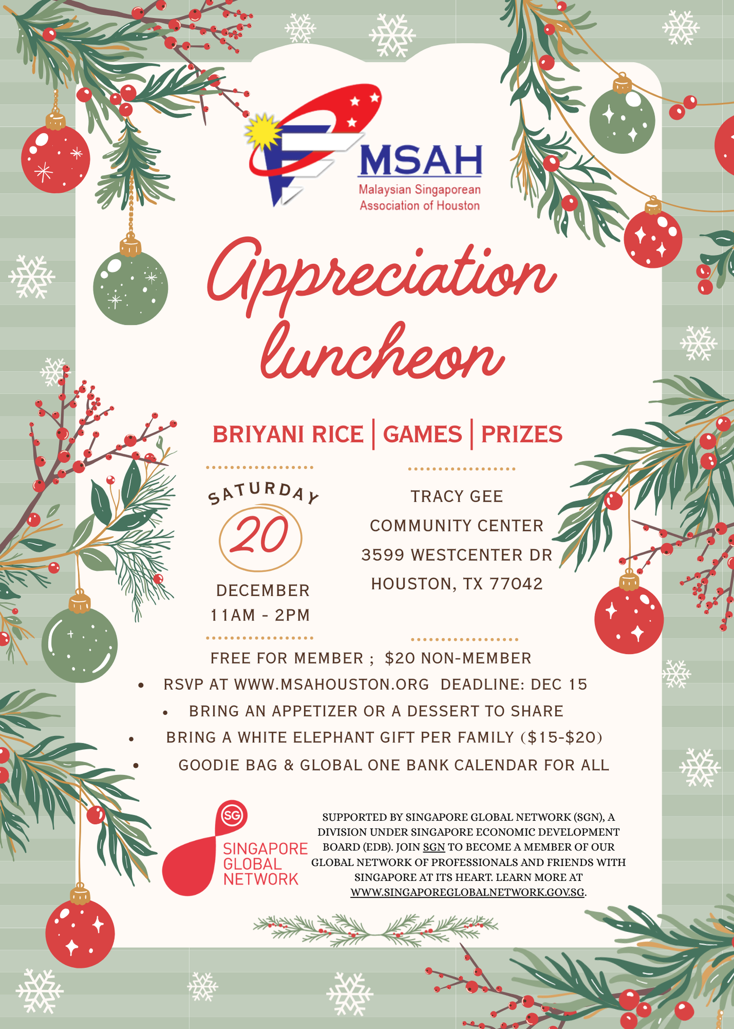2025 Appreciation Luncheon – MSAH